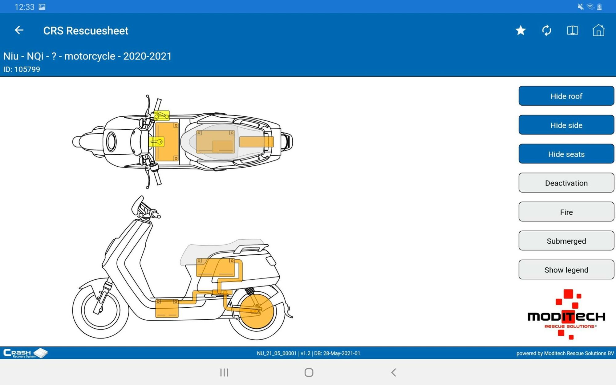 Database-update mei 2021 - Moditech