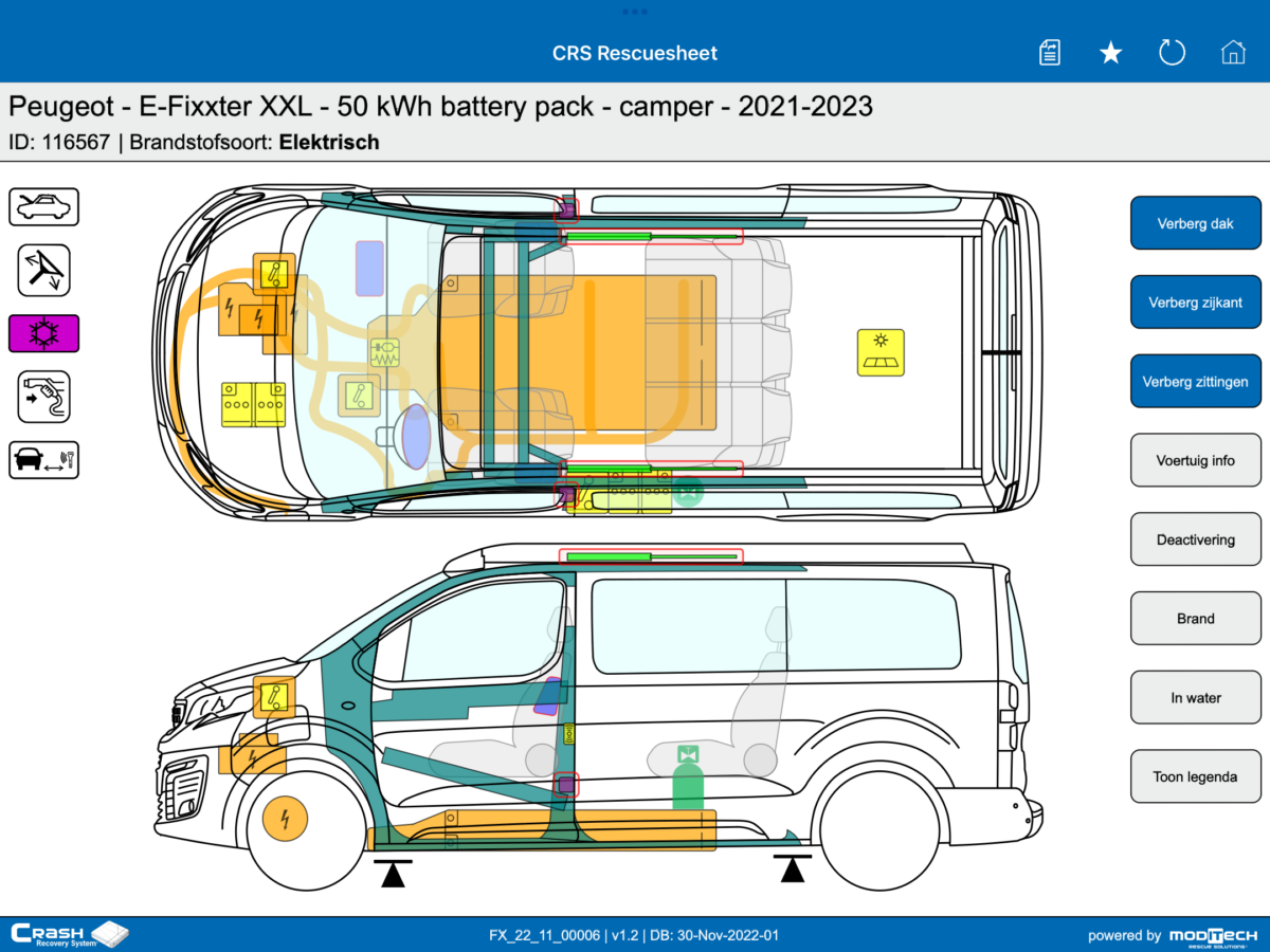 Eerste volledig elektrische campers toegevoegd aan het Crash Recovery ...