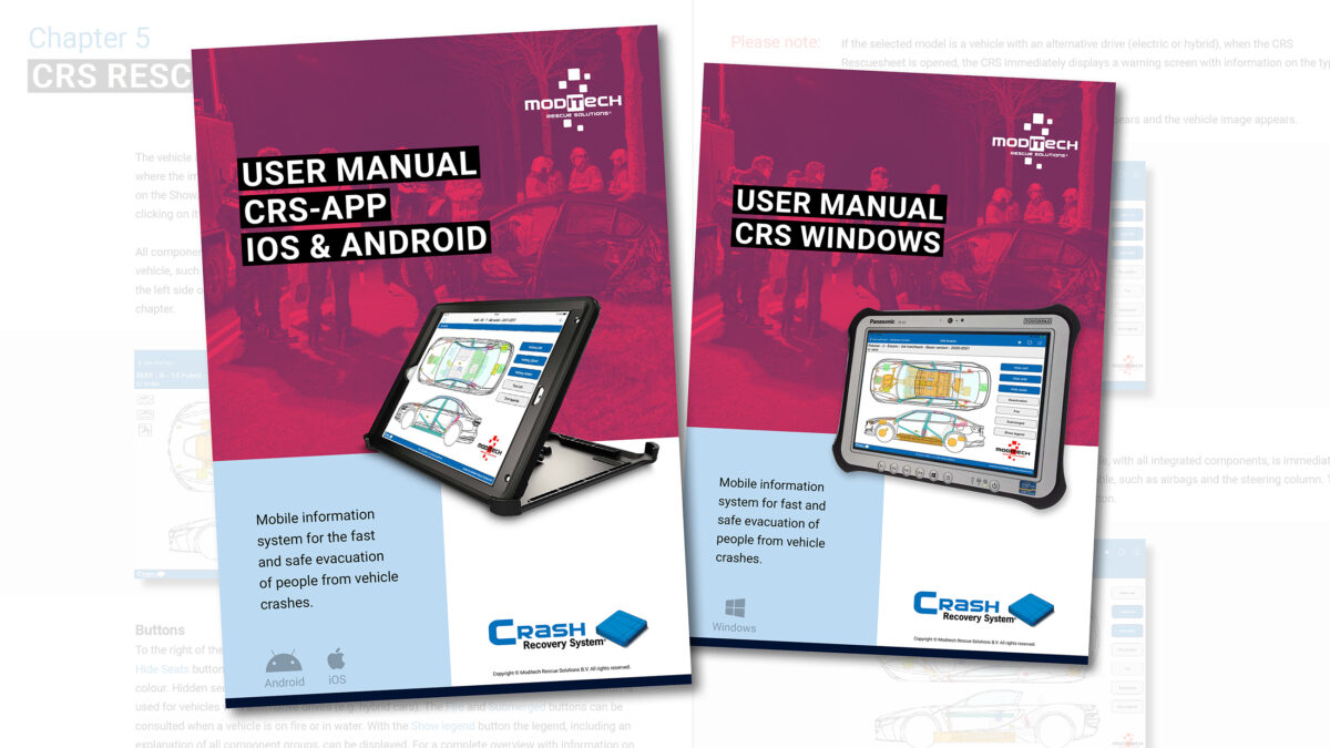New design for CRS user manuals and symbols in illustrations - Moditech