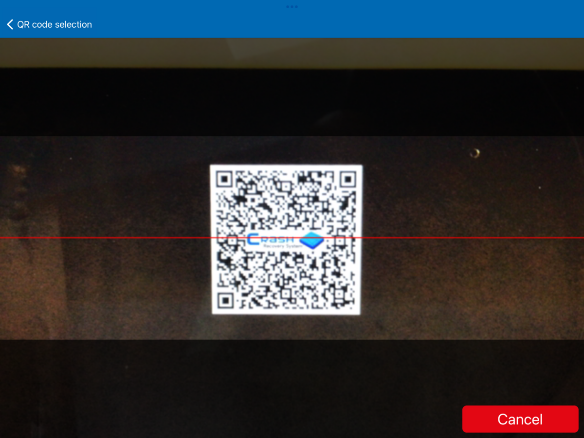 Vehicle selection using QR codes - Moditech
