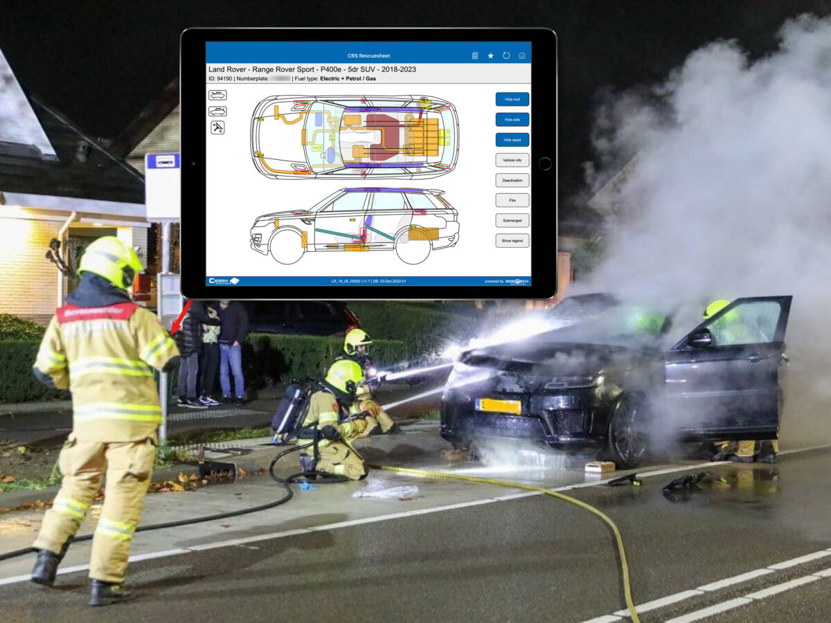 CRS case study: Hybrid Range Rover catches fire while being driven ...