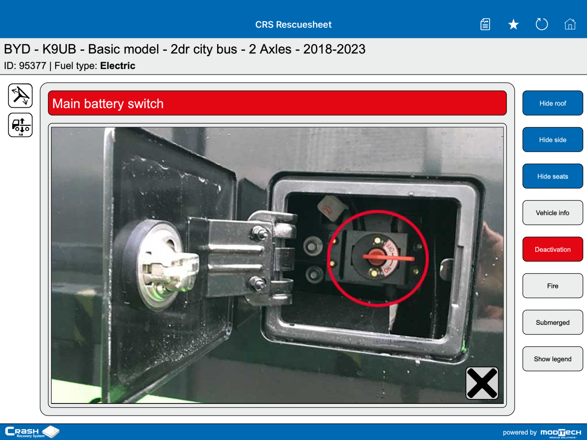 CRS Case study: electric bus crashes into house - Moditech